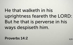 Bible Verses About Integrity » OUR BIBLE HERITAGE