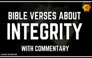 Bible Verses About Integrity » OUR BIBLE HERITAGE
